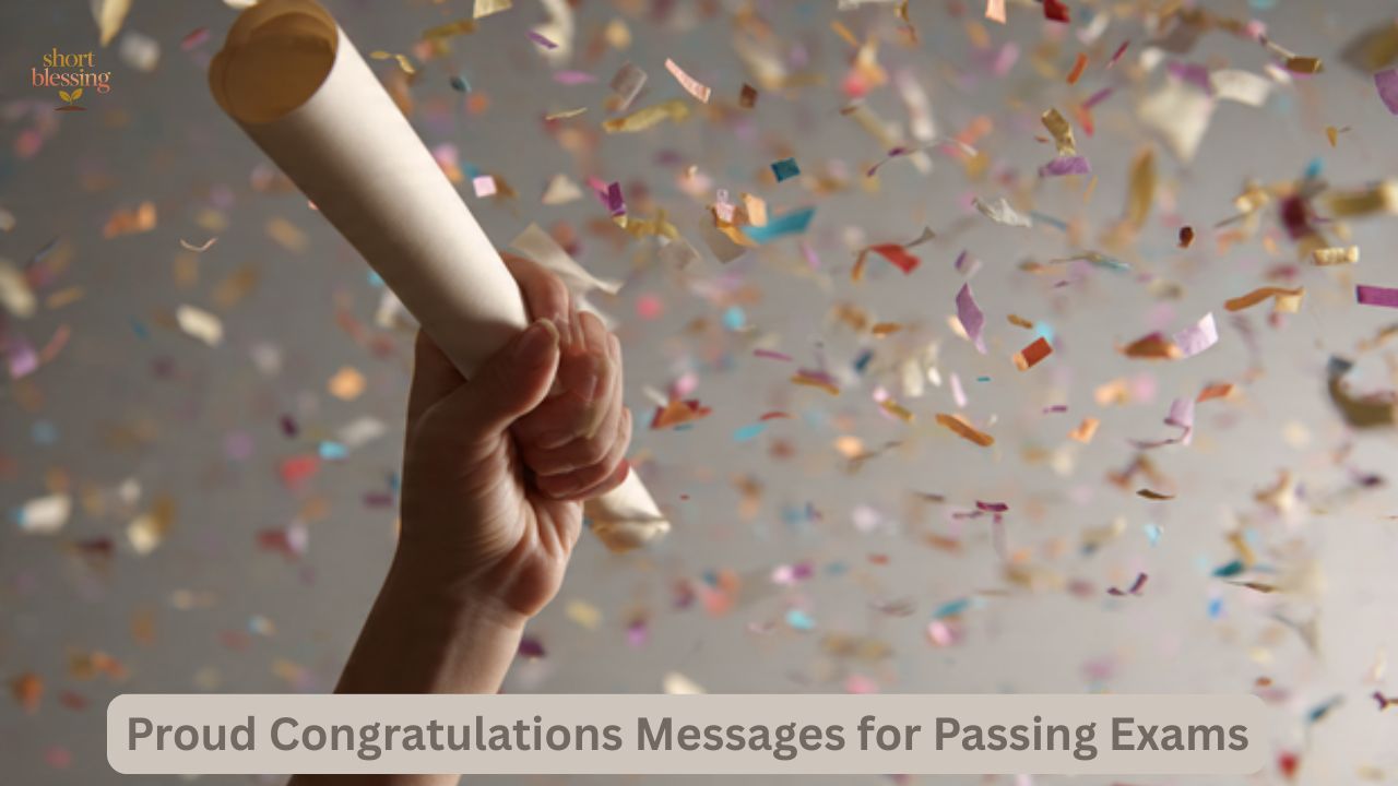 315+ Congratulations on Passing Your Exam to Inspire Success - short ...