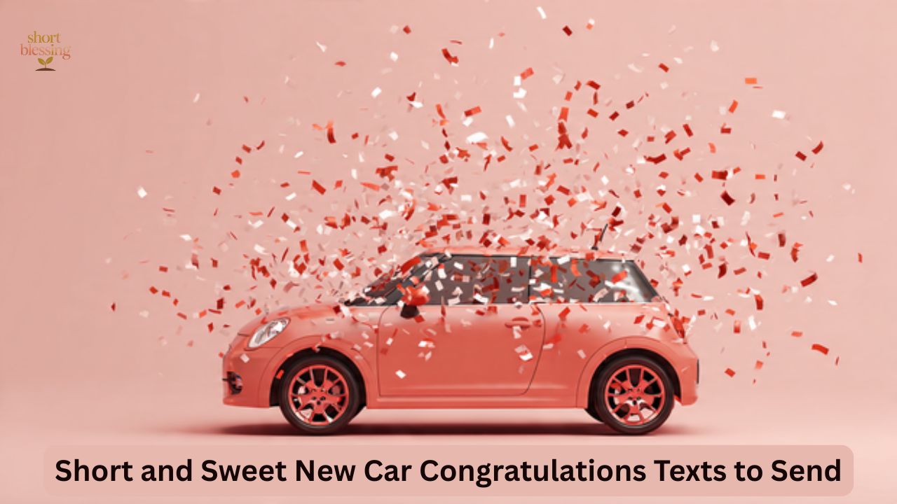 230+ Best New Car Wishes and Messages to Celebrate - short Blessing